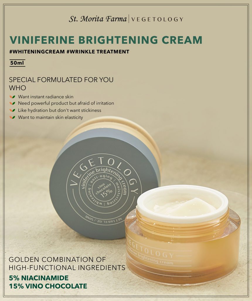 Viniferine Brightening Cream - STMORITAFARMA